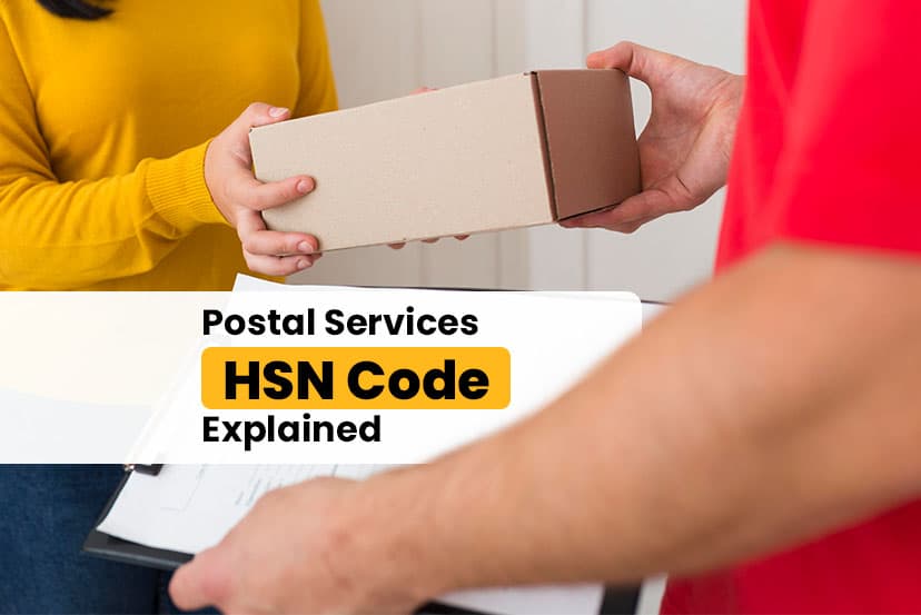 Postal Service HSN Code | GST Rate & Classification Guide - Credlix