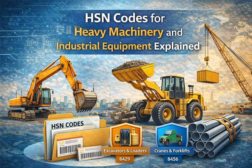 Complete List of HSN Codes for Heavy Machinery and Industrial Equipment ...