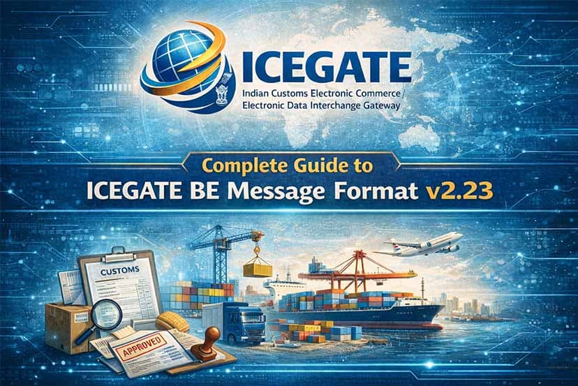 Complete Guide to ICEGATE BE Message Format v2.23 - Credlix
